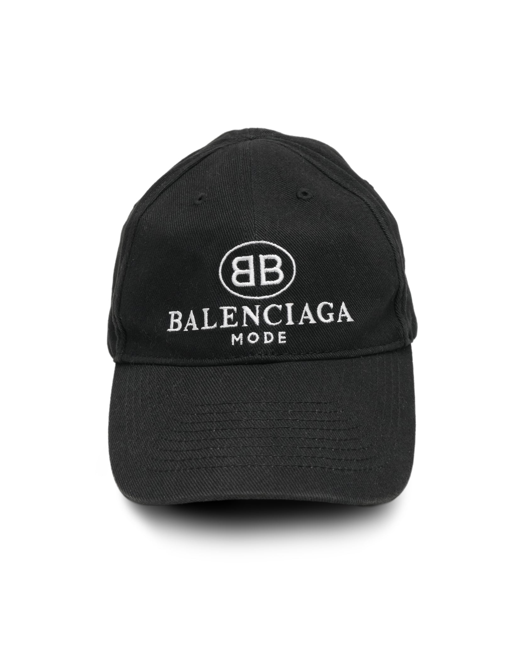 BALENCIAGA LOGO CAP BLACK SIZE L - IDWX