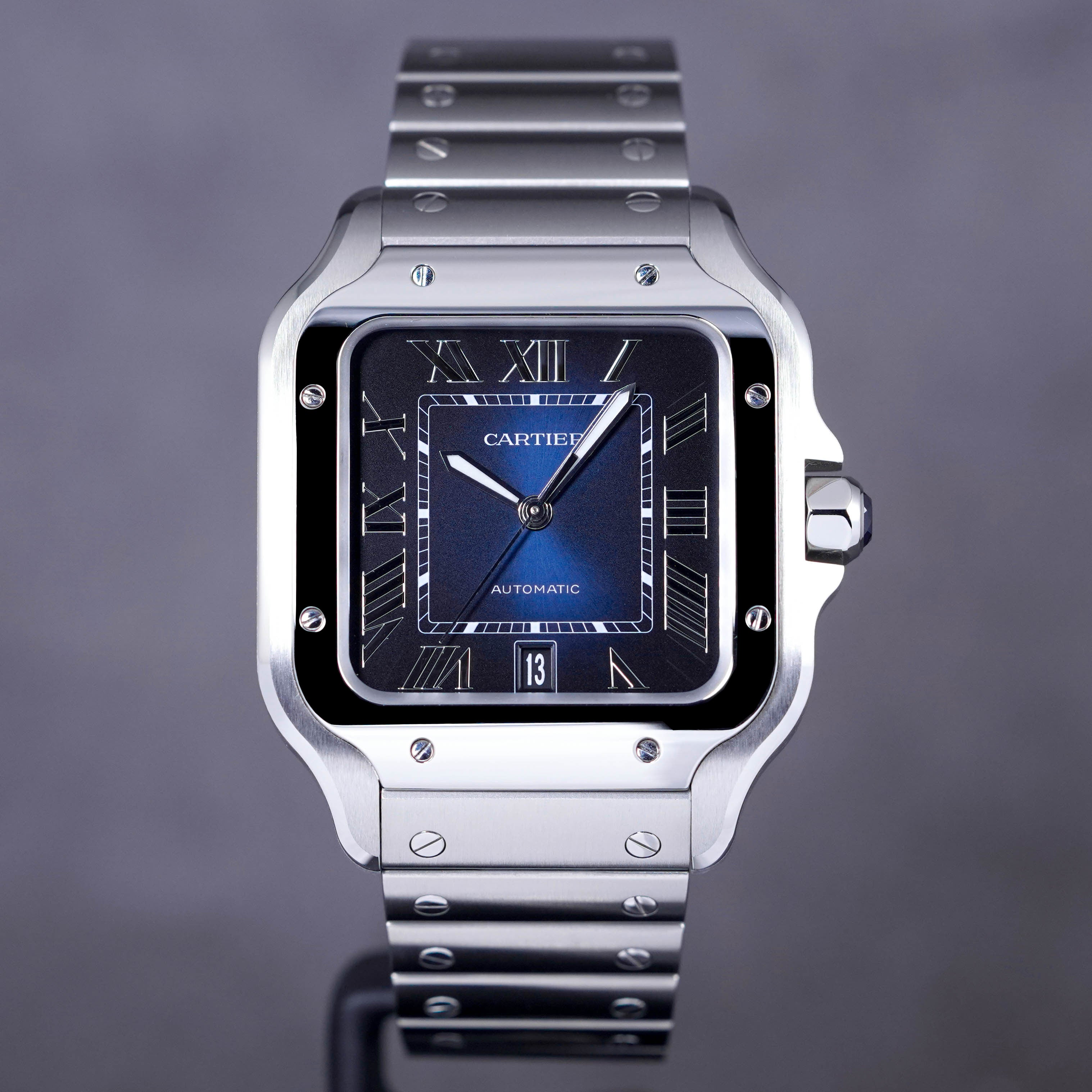 CARTIER SANTOS DE CARTIER L BLUE DIAL (2023) - IDWX