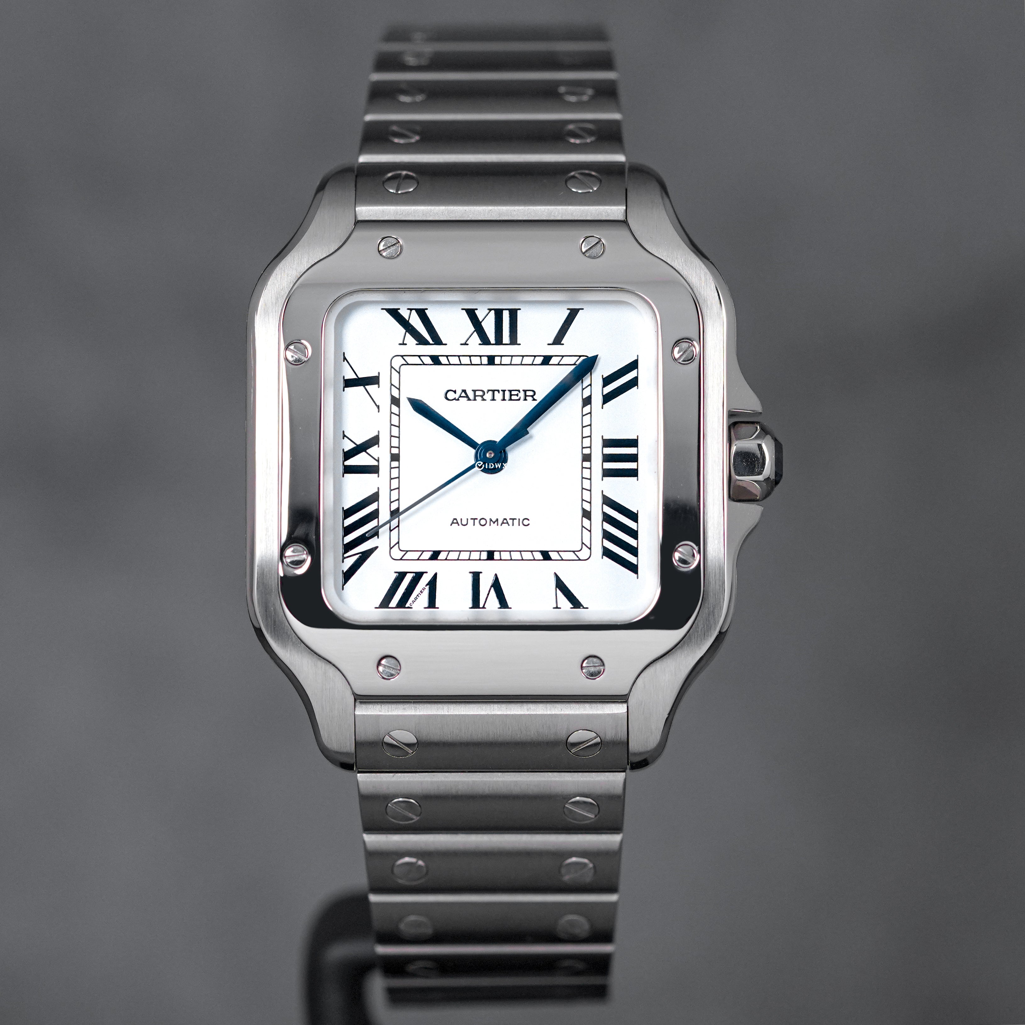CARTIER SANTOS DE CARTIER M WHITE DIAL (2018) - IDWX