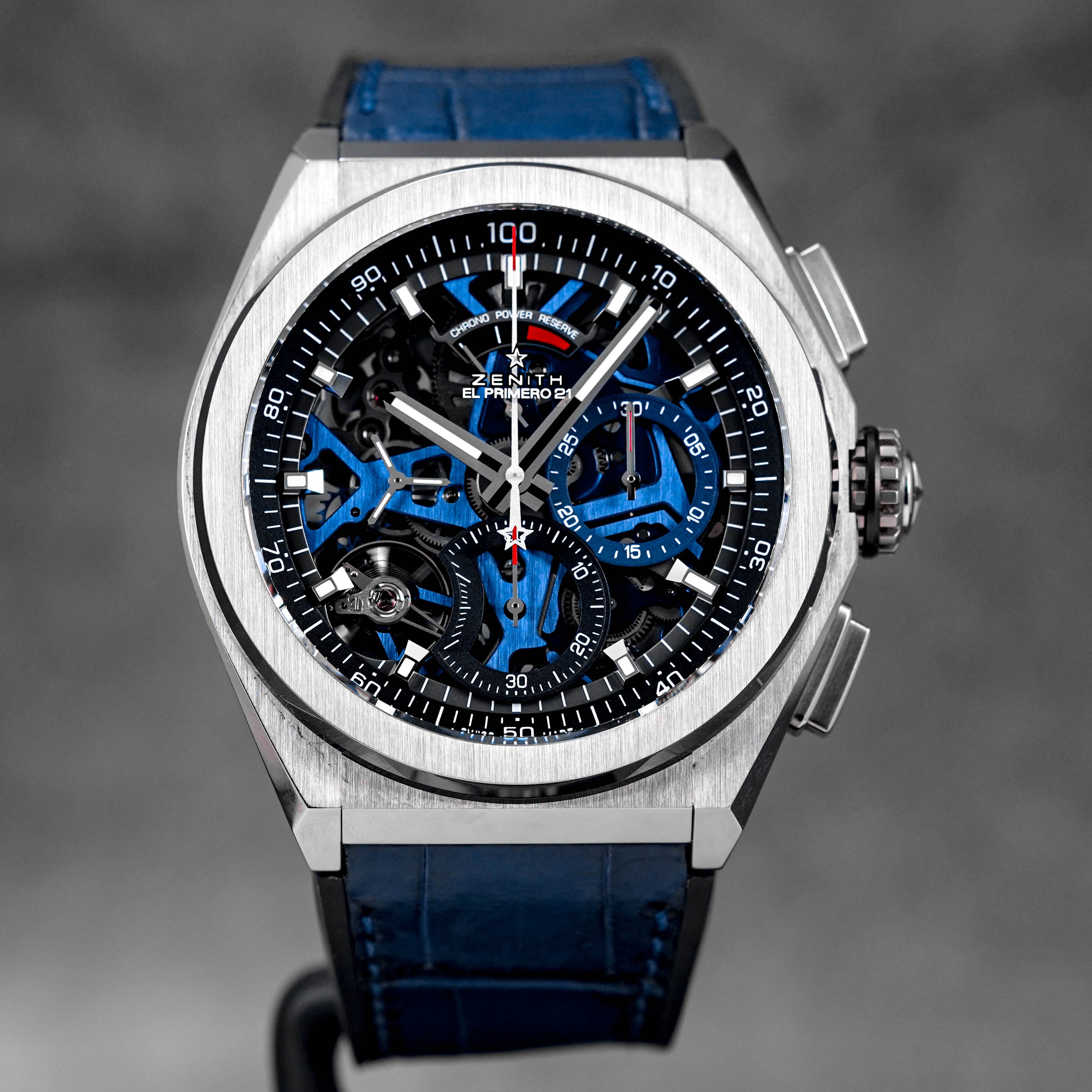 ZENITH DEFY EL PRIMERO 21 TITANIUM SKELETON BLUE (2024) - IDWX
