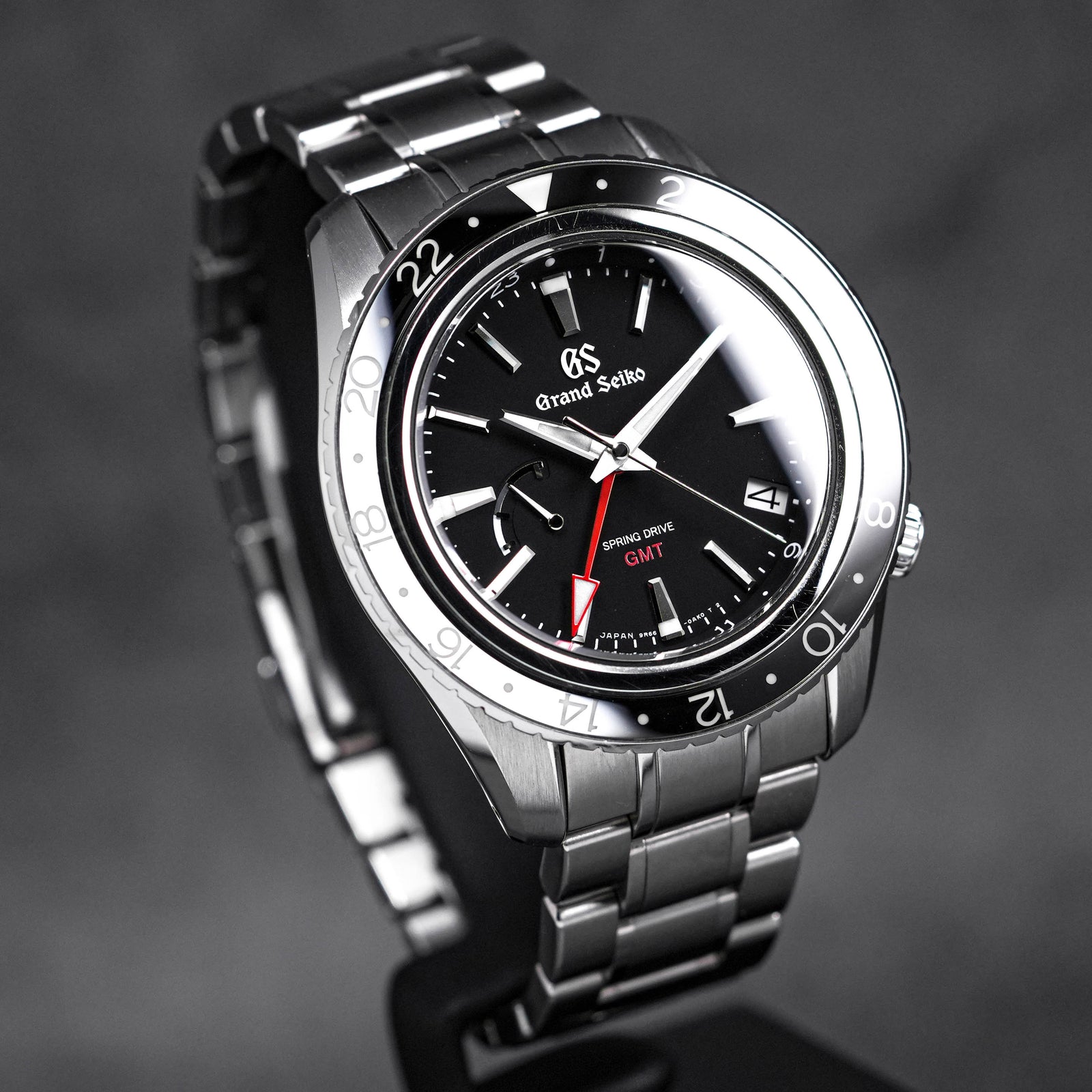 SEIKO GRAND SEIKO SPRING DRIVE GMT BLACK DIAL (2019) - IDWX