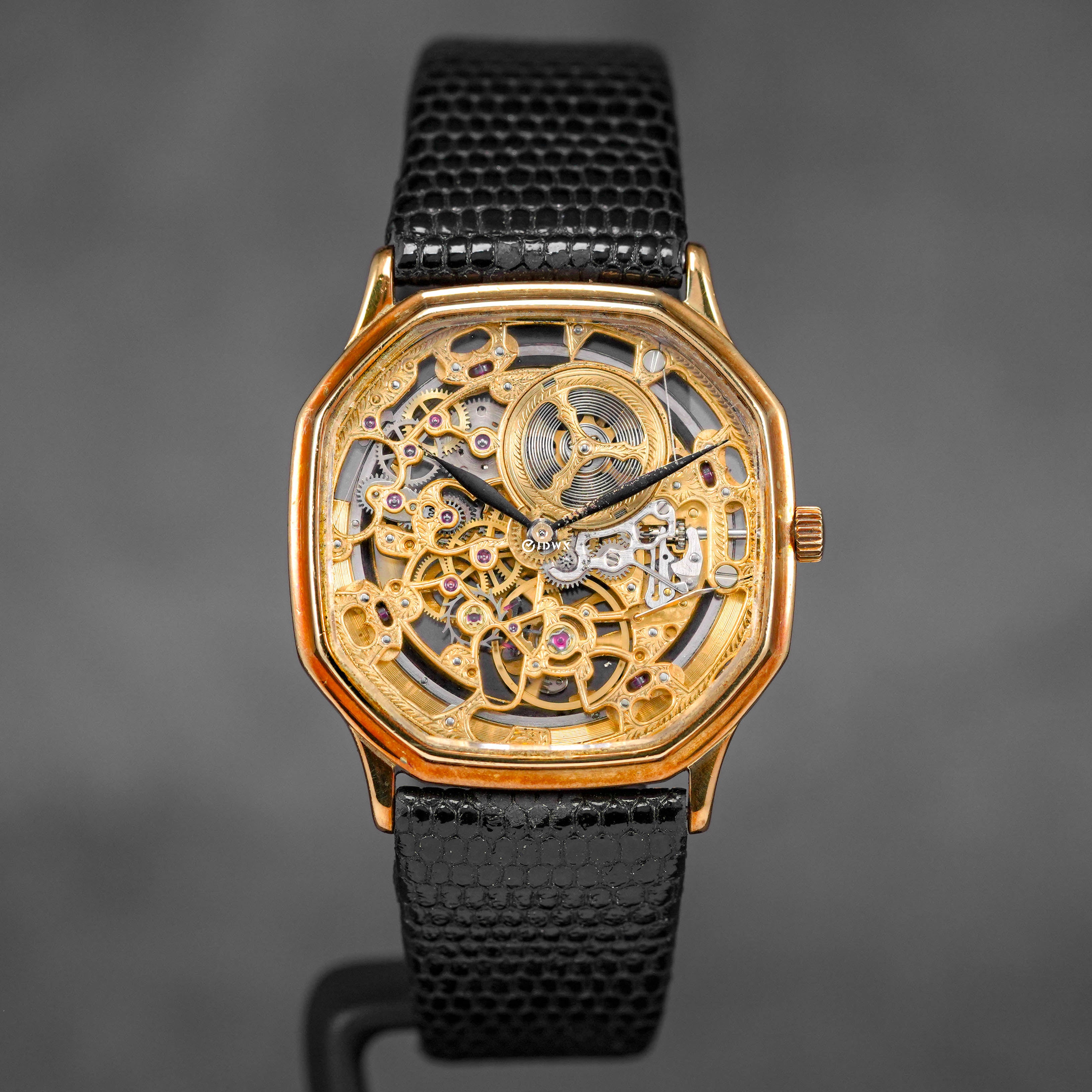 AUDEMARS PIGUET OCTAGONAL ULTRA-THIN YELLOWGOLD SKELETON DIAL ...