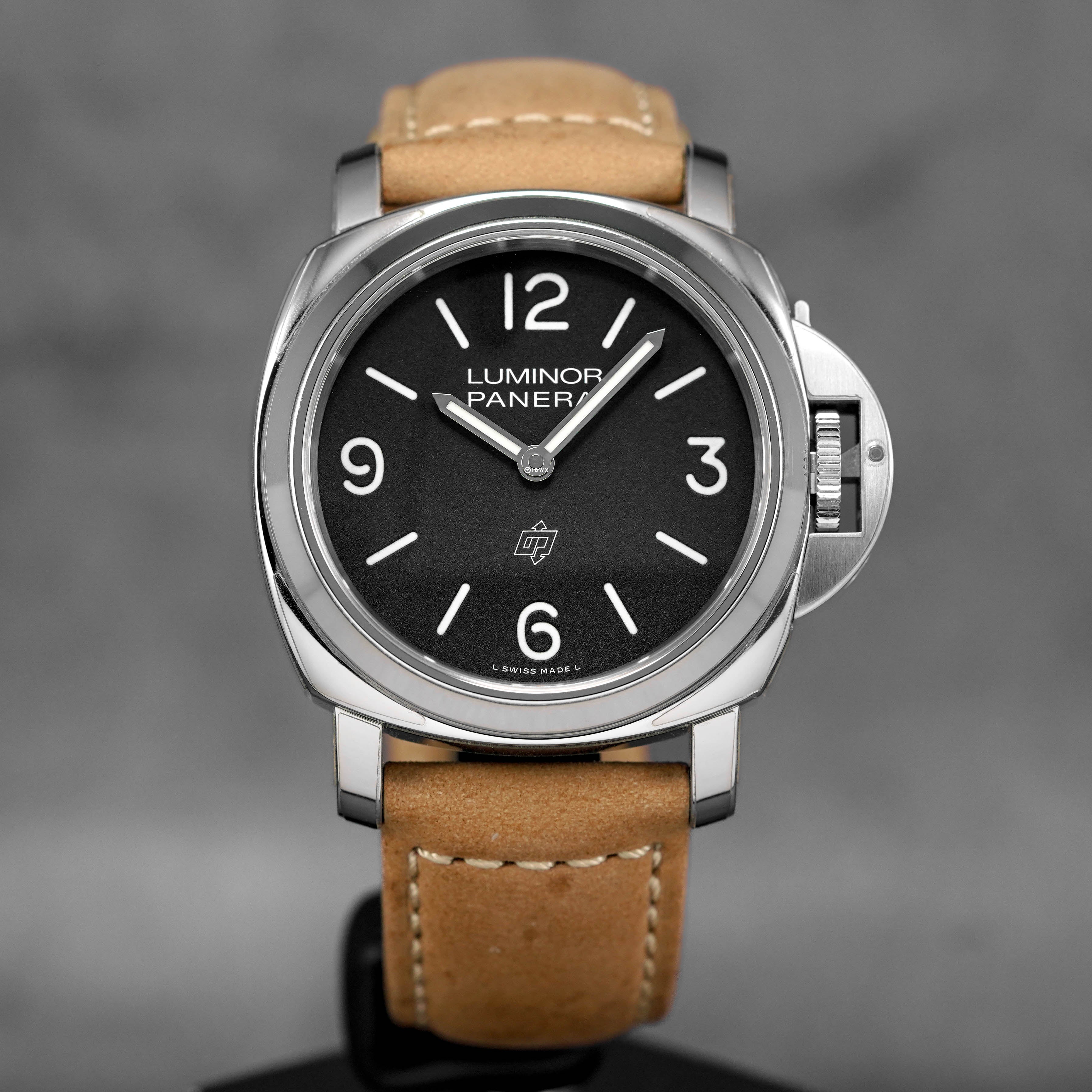 PANERAI LUMINOR BASE LOGO STEEL BLACK DIAL PAM 1086 (2022) - IDWX