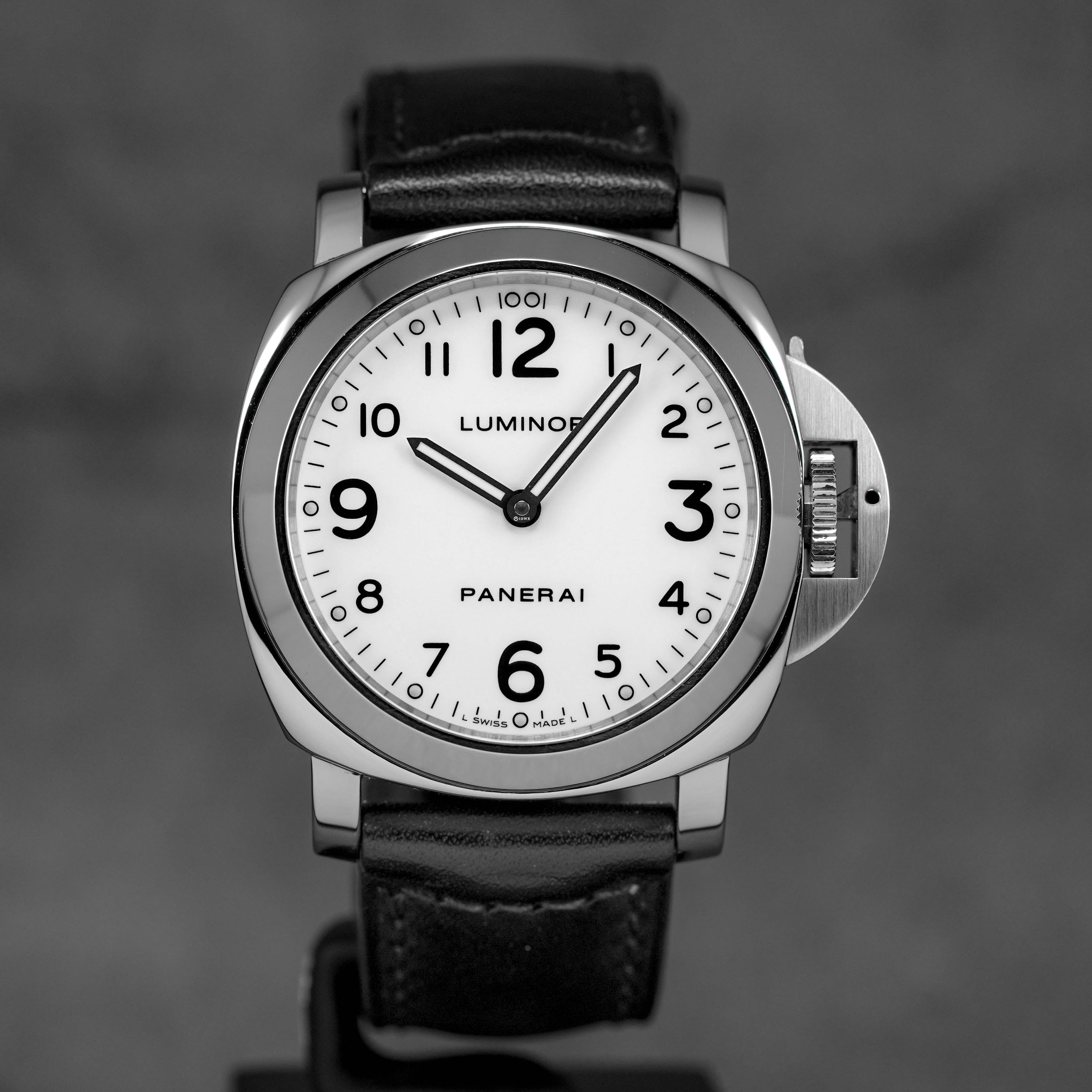 PANERAI LUMINOR BASE 44MM WHITE DIAL PAM 114 (2012) - IDWX