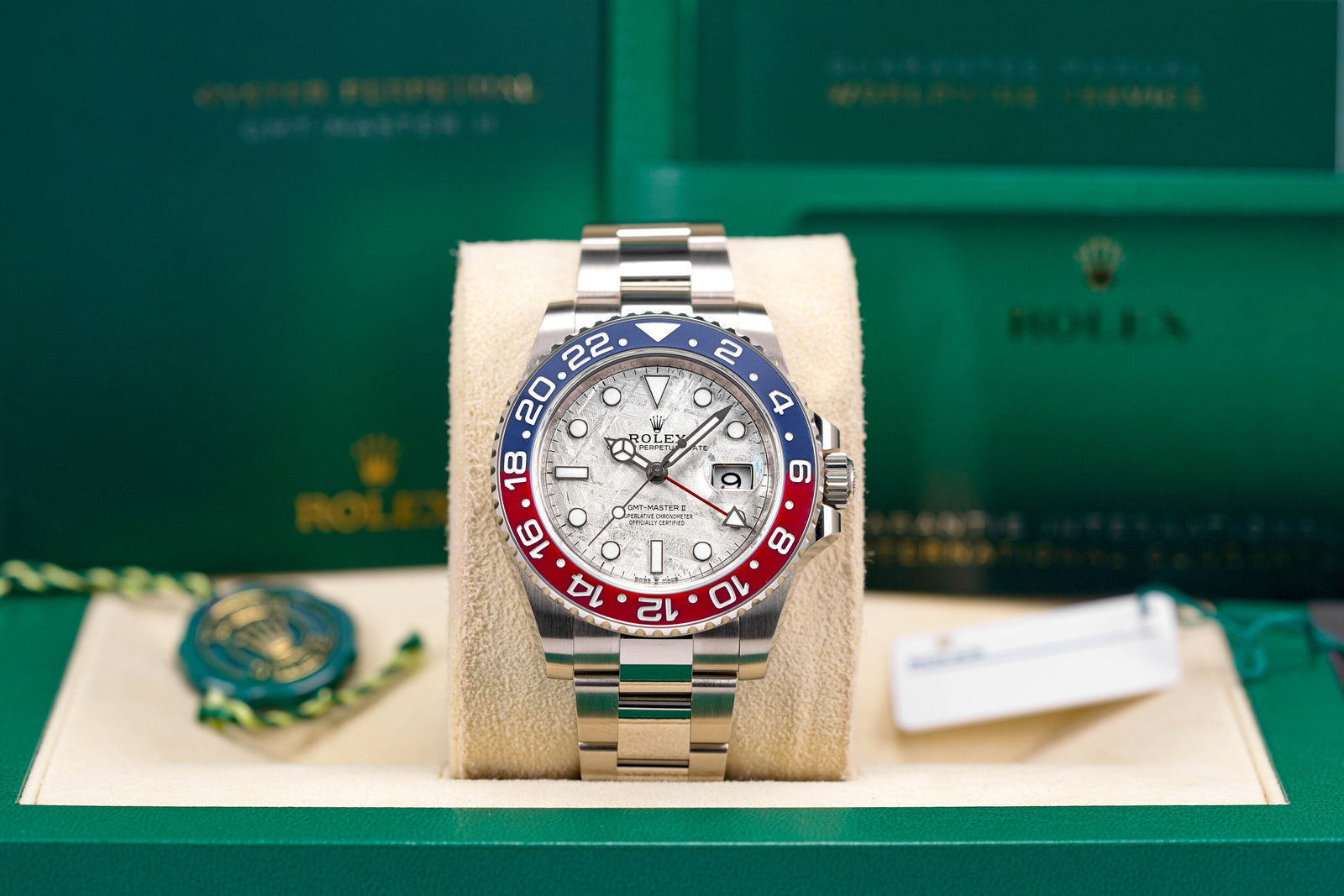 ROLEX GMT MASTER-II 'PEPSI' WHITEGOLD METEORITE DIAL (2024) - IDWX