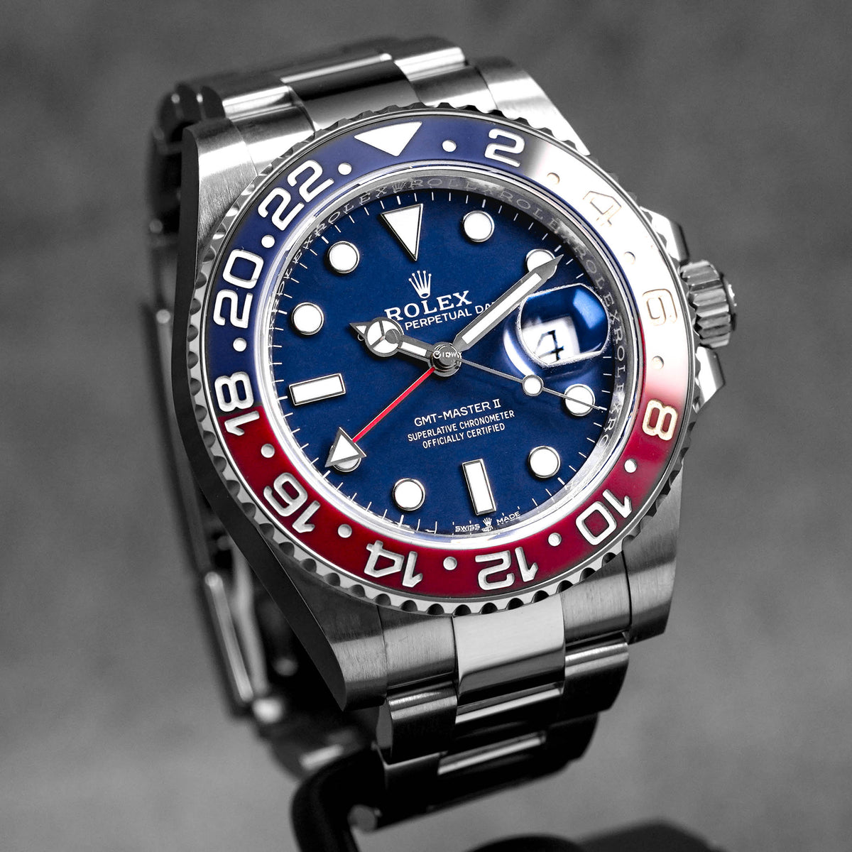 ROLEX GMT MASTER-II 'PEPSI' WHITEGOLD MIDNIGHT BLUE DIAL (2023) - IDWX