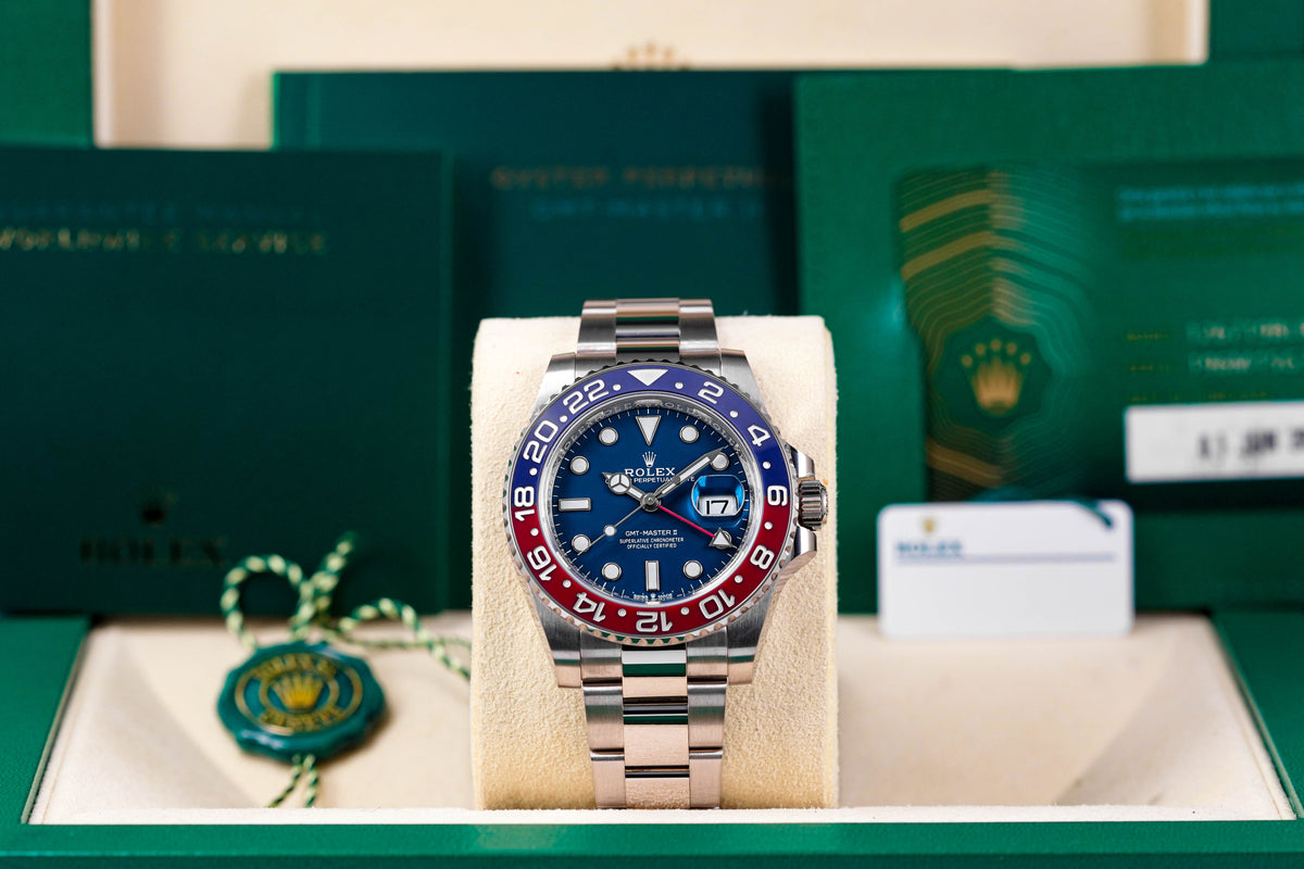 ROLEX GMT MASTER-II 'PEPSI' WHITEGOLD MIDNIGHT BLUE DIAL (2022) - IDWX