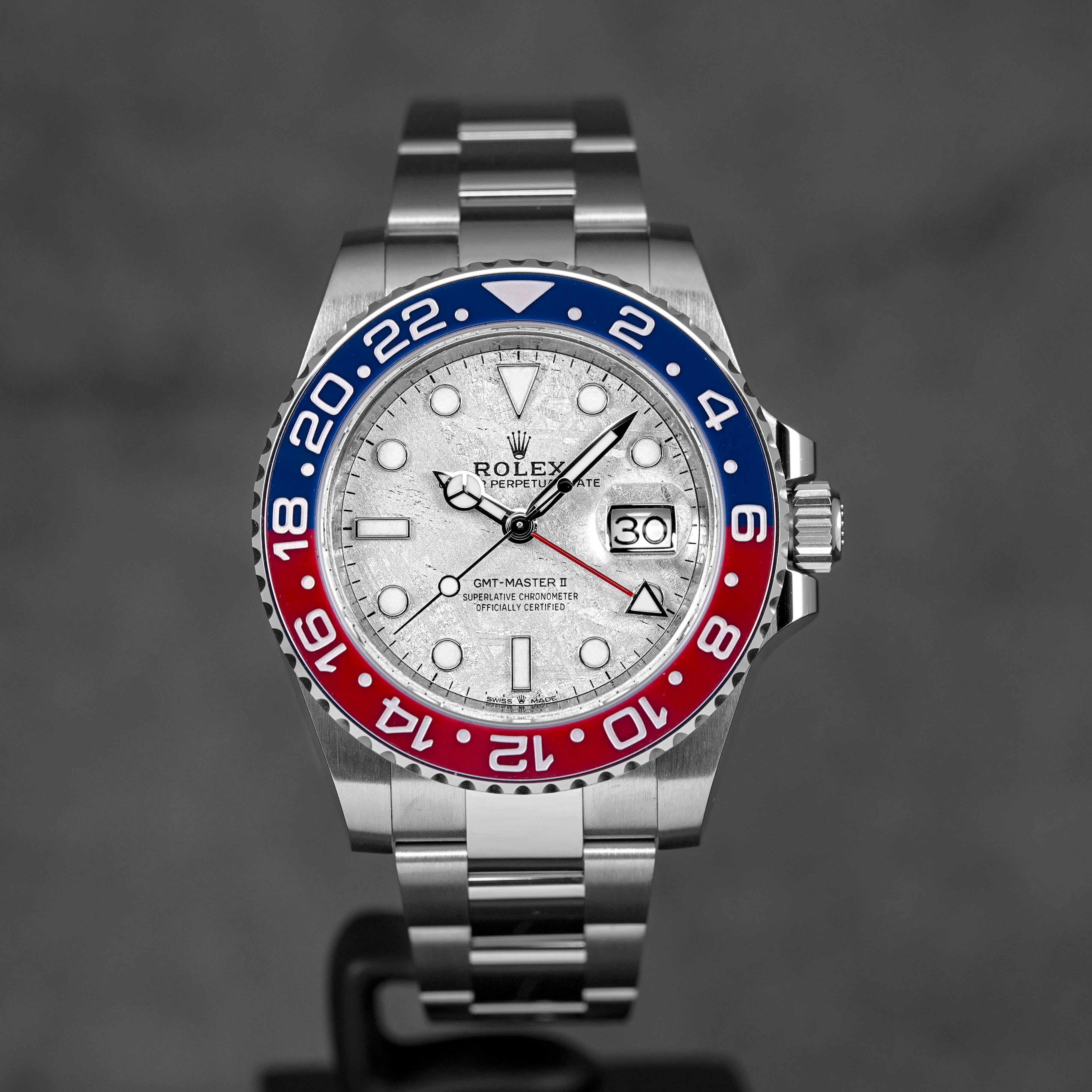 ROLEX GMT MASTER-II PEPSI WHITEGOLD METEORITE DIAL (2021) - IDWX