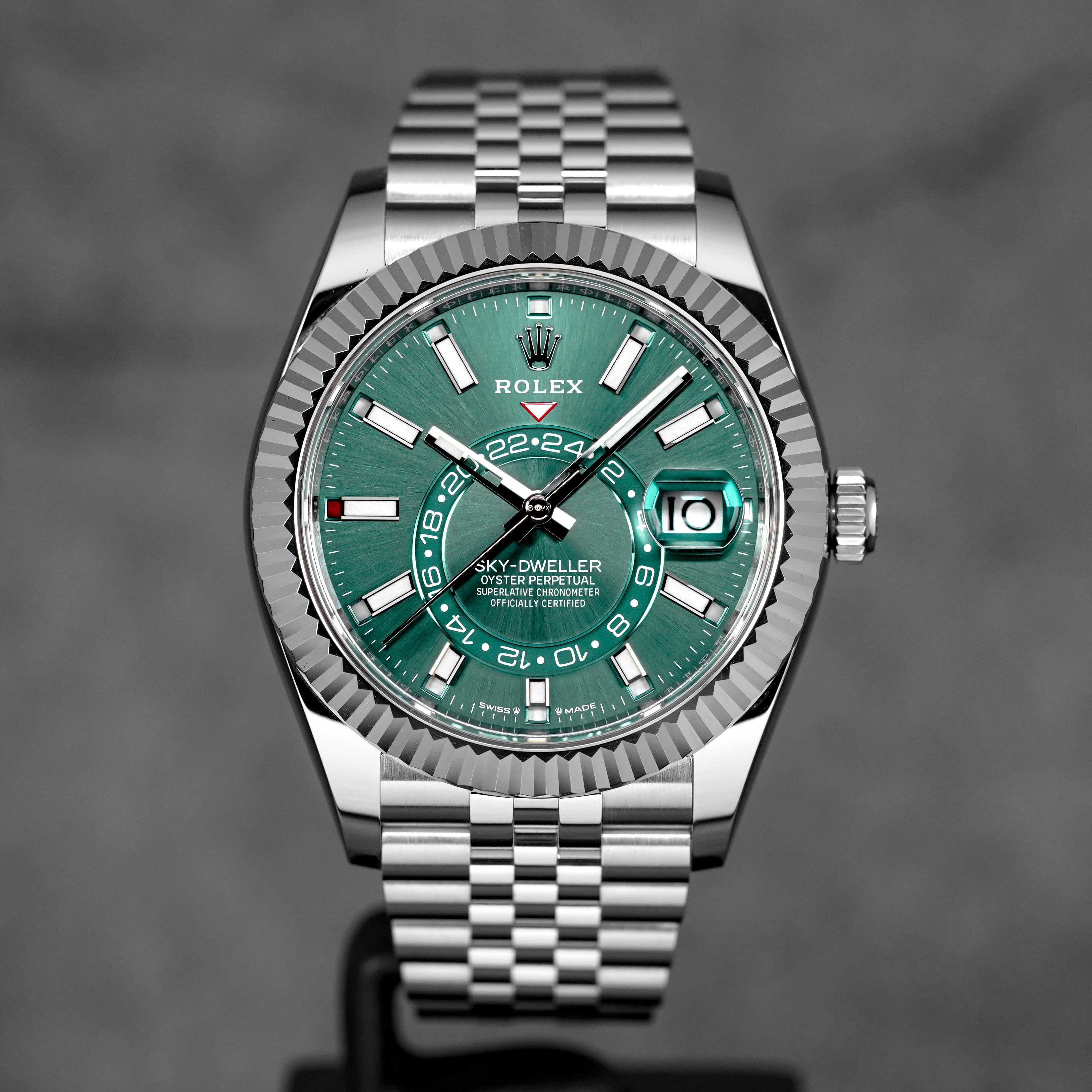 ROLEX SKY-DWELLER MINT GREEN JUBILEE (2024) - IDWX