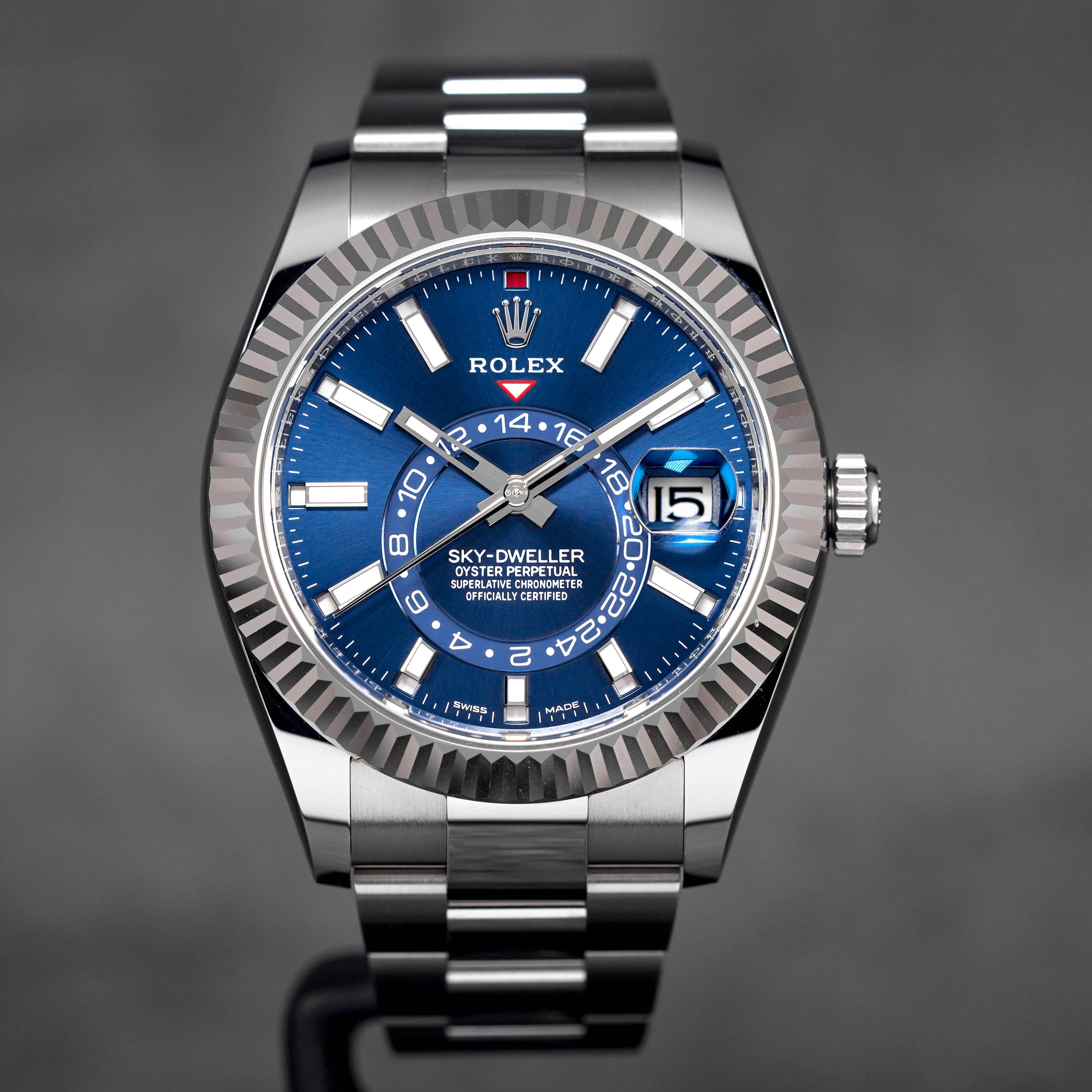 ROLEX SKY-DWELLER BLUE OYSTER (2021) - IDWX
