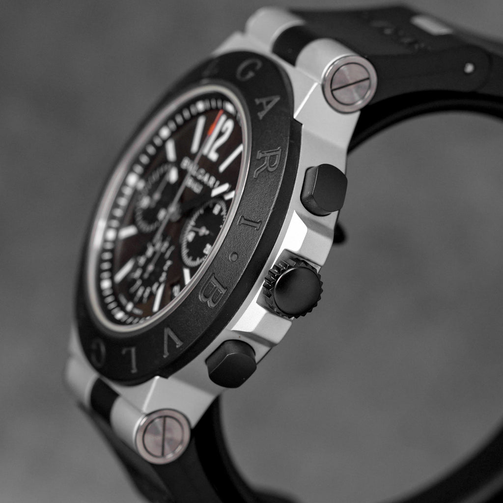 BVLGARI DIAGONO ALUMINIUM CHRONOGRAPH 'BALI' LIMITED EDITION (WATCH ...