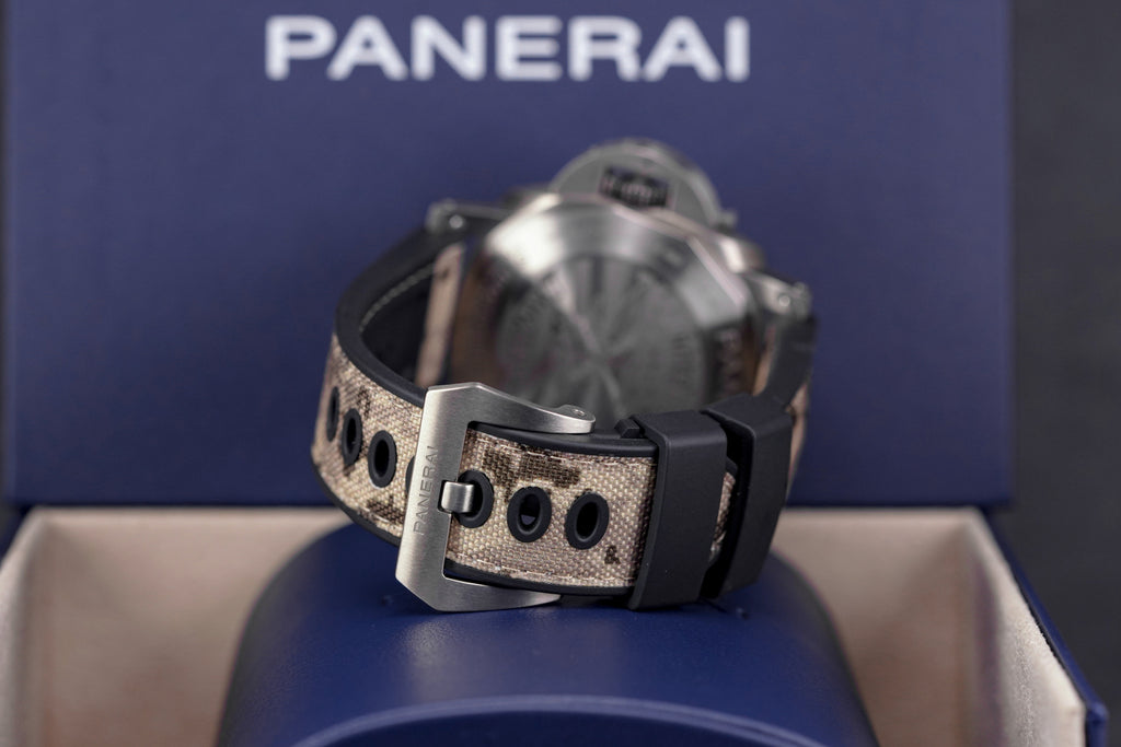 PANERAI SUBMERSIBLE NAVY SEALS TITANIUM CARBOTECH BEZEL PAM 1669 (2024 ...