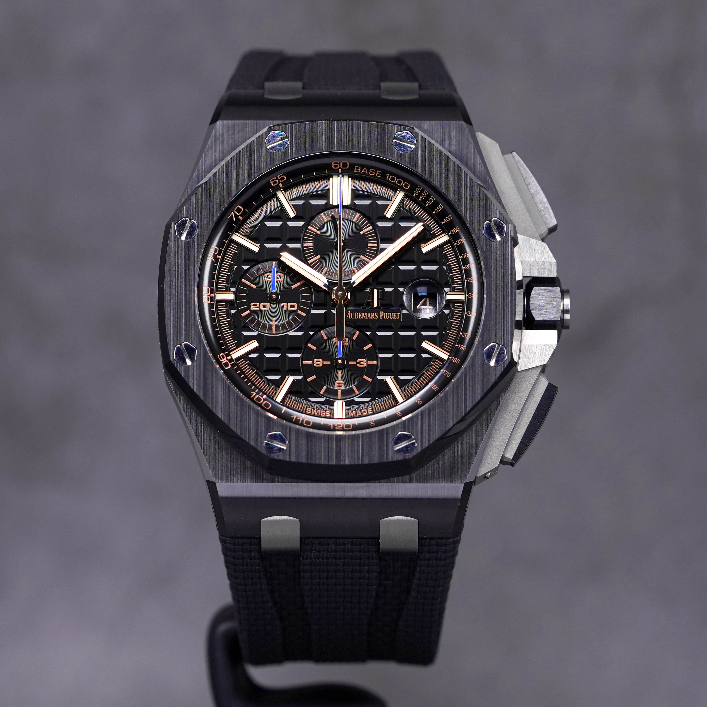 AUDEMARS PIGUET ROYAL OAK OFFSHORE CHRONOGRAPH 44MM CERAMIC BLACK DIAL ...