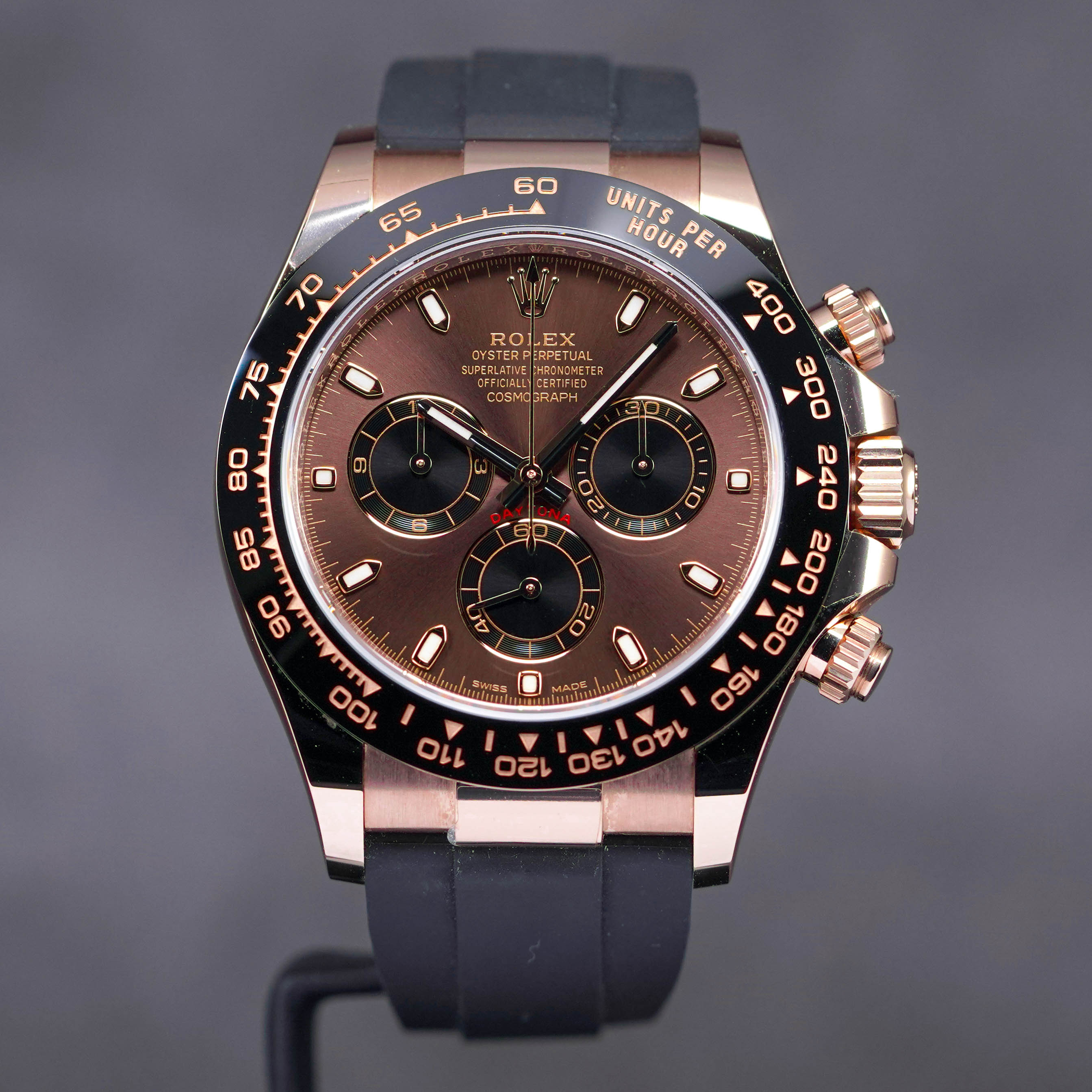 ROLEX DAYTONA OYSTERLFEX ROSEGOLD CHOCO DIAL (2022) - IDWX