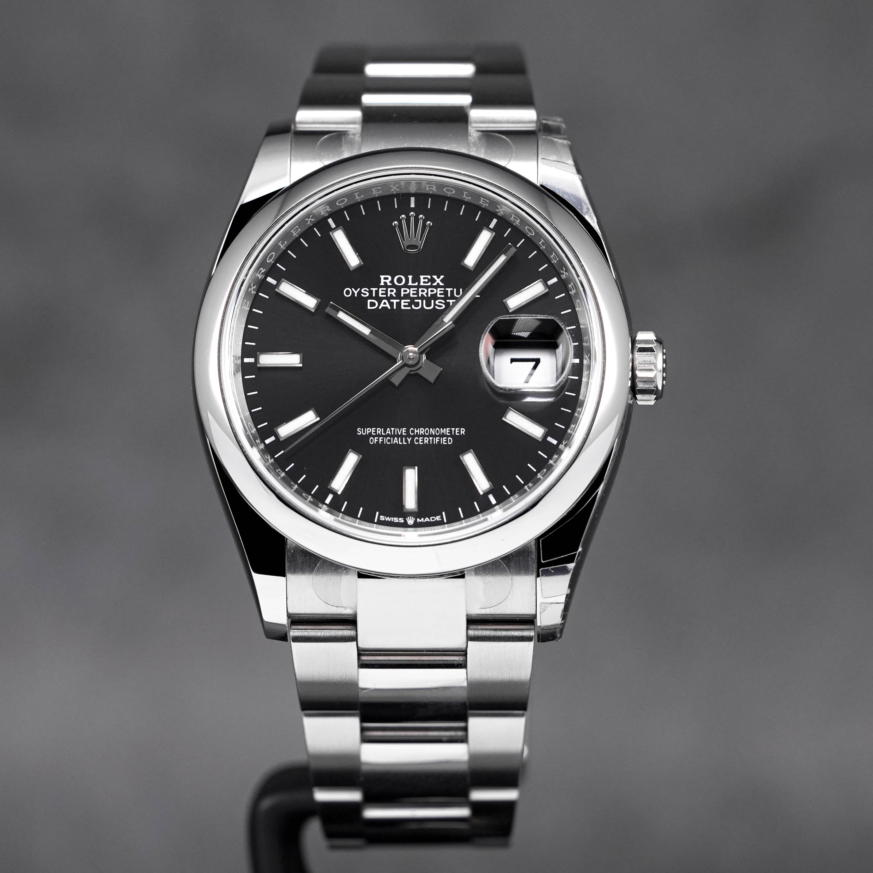 ROLEX DATEJUST 36MM BLACK DIAL (2021) - IDWX