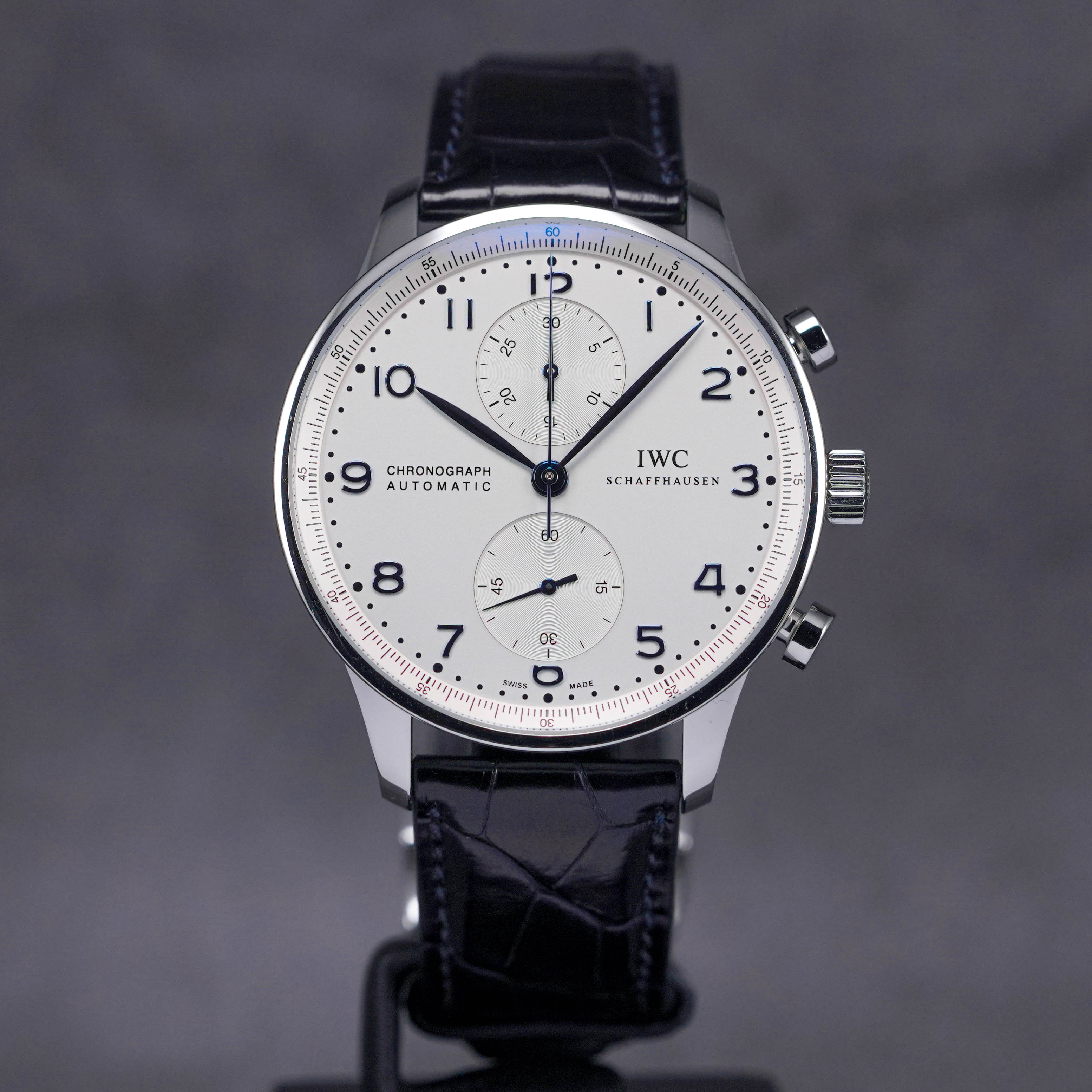 IWC PORTUGUESE CHRONOGRAPH WHITE DIAL (2020) - IDWX